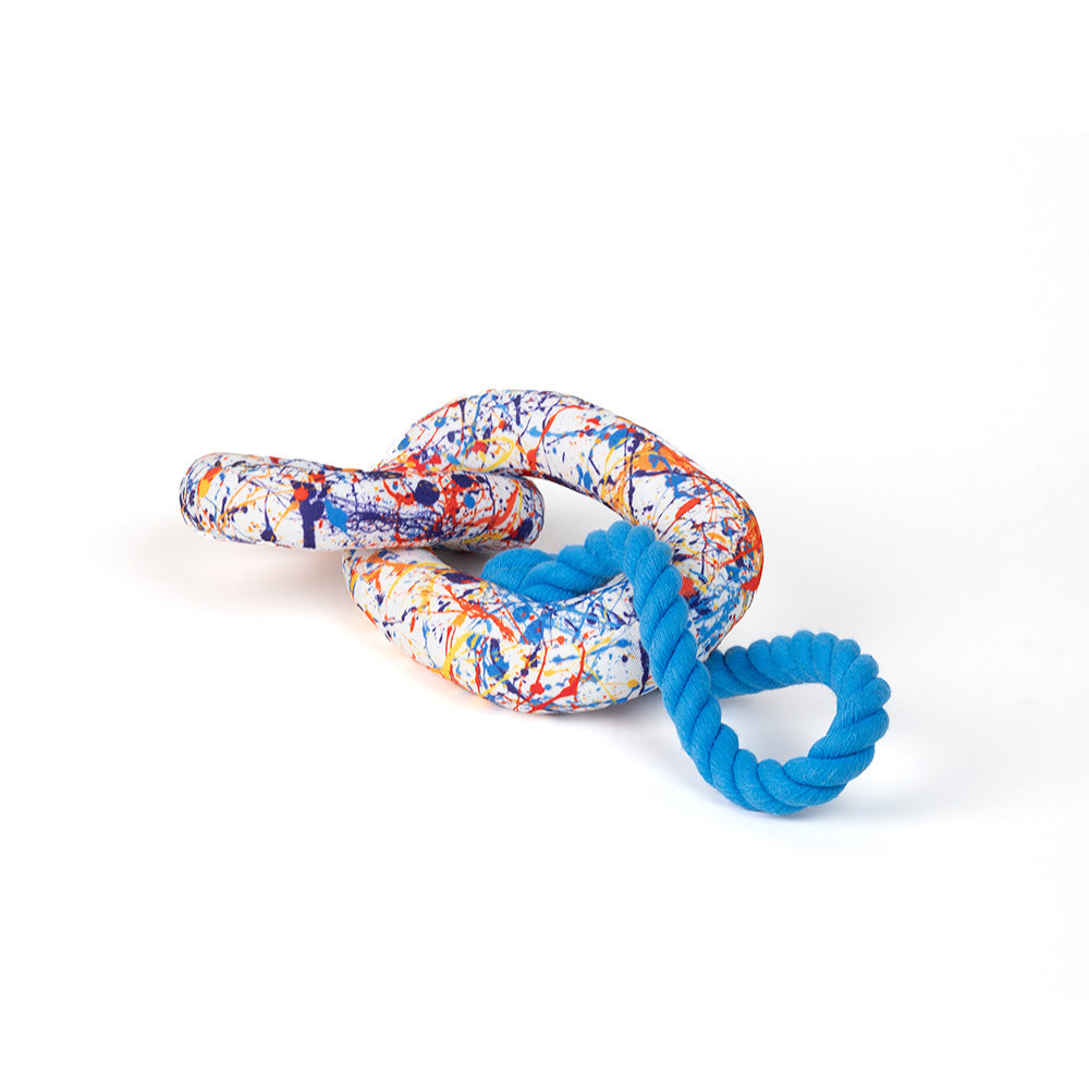 Cavall Pollock Inspired Rings and Rope – Cavall Dog Toys