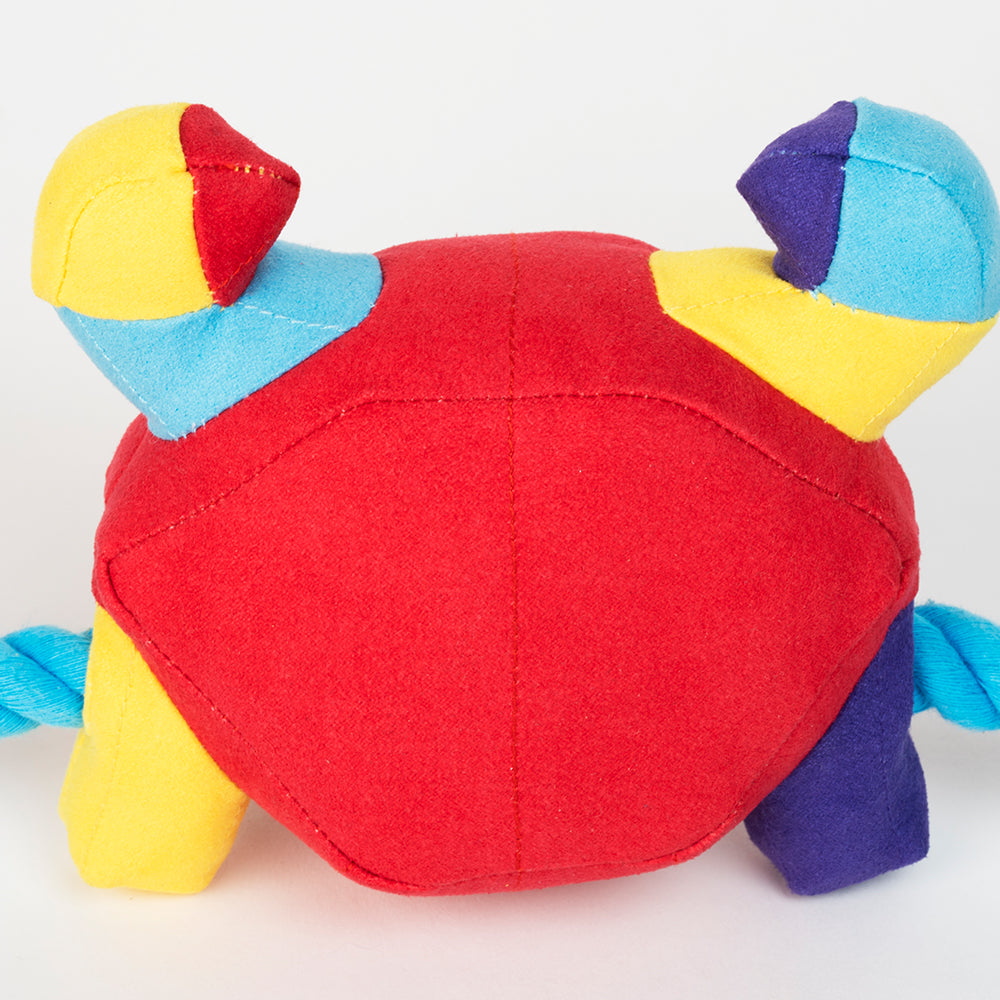 Cavall Cubism Crab on a Rope – Cavall Dog Toys